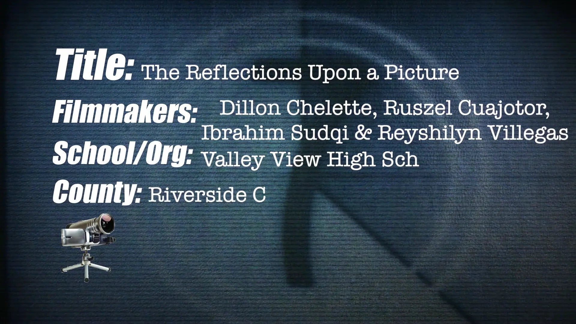 The Reflections Upon a Picture on Vimeo