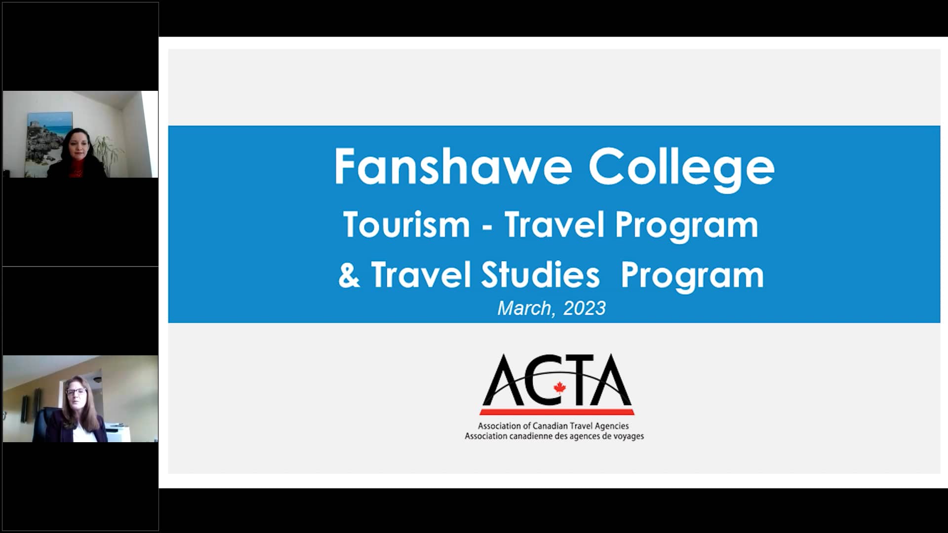 Fanshawe College Presentation 2023 on Vimeo