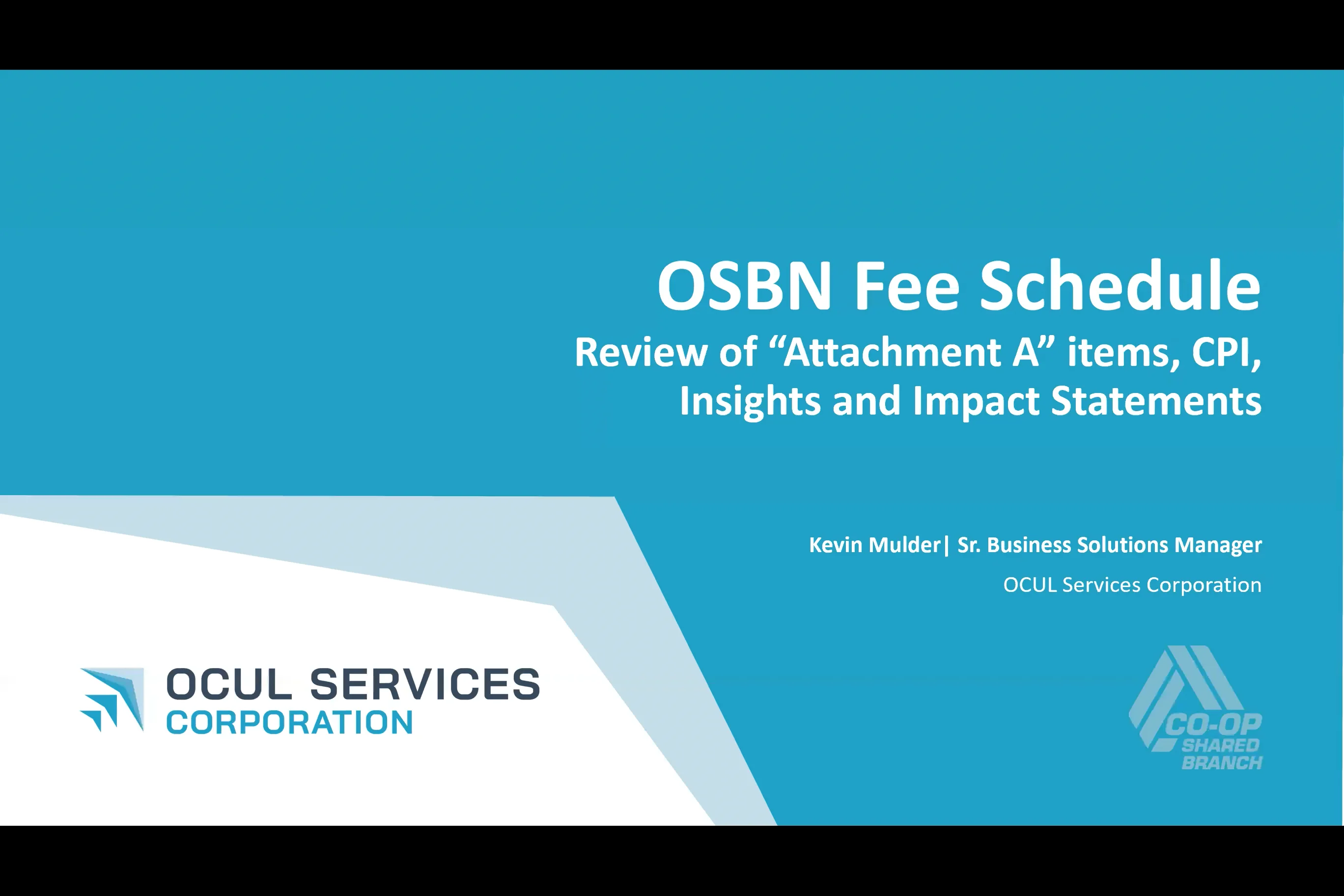 OSBN Updated Fee Structure Roundtable on Vimeo