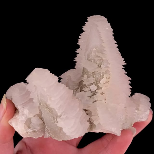 Calcite (manganese-bearing) (2 generations) | Manaoshan Mine, Dongpo ...