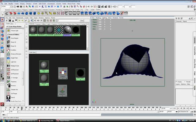Create a Double-Sided Shader in Maya