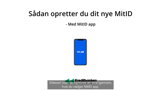 Sådan opretter du MitID