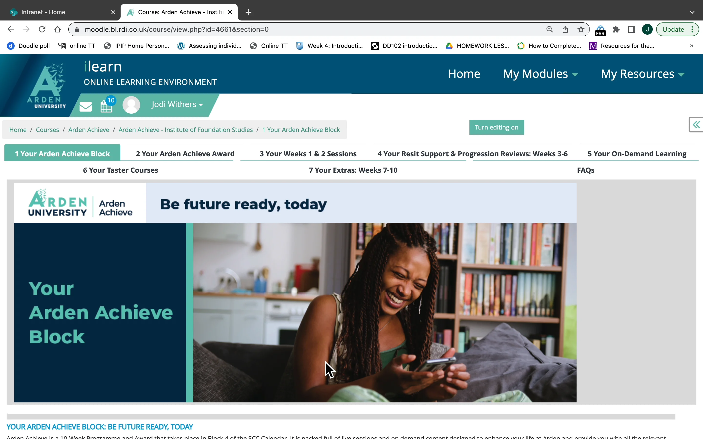 IFS Arden Achieve guide to iLearn.mov on Vimeo