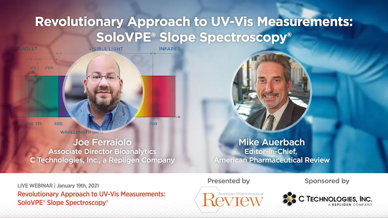 (01 19 2021) APR | Revolutionary Approach to UV-Vis Measurements ...