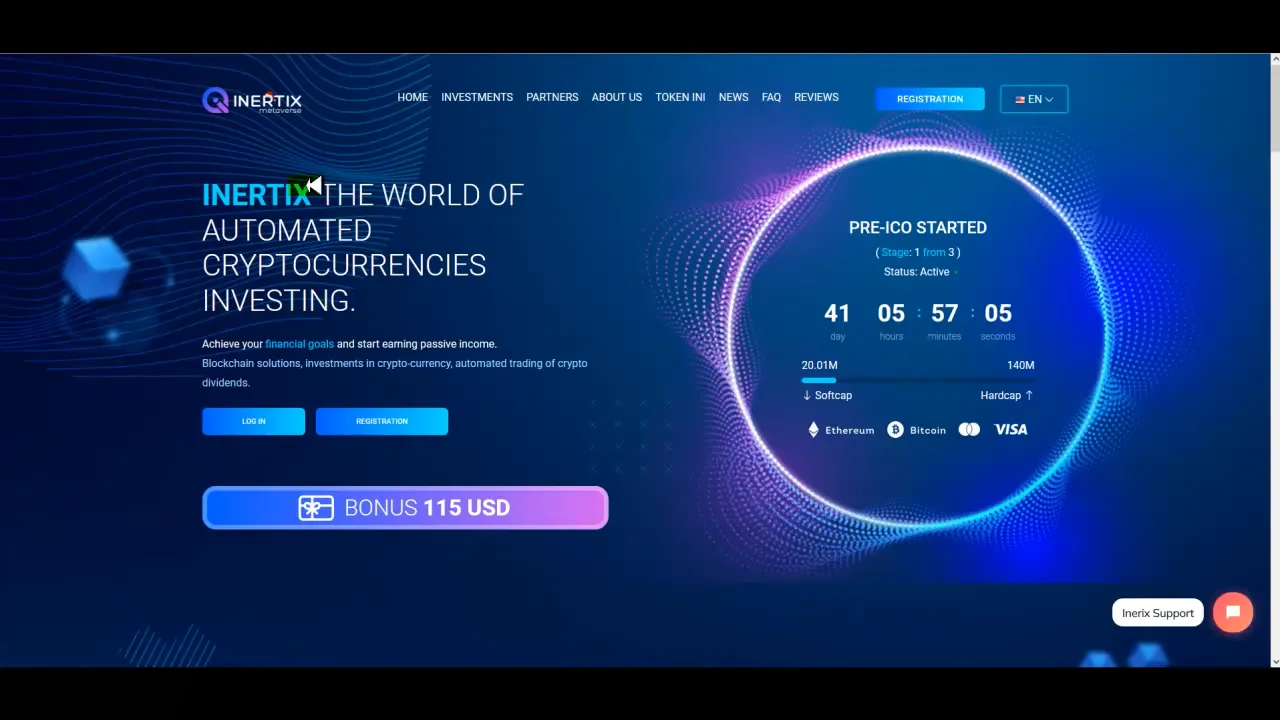 Inertix metaverse, Comment vous inscrire et recevoir vos 25$ et INI ...