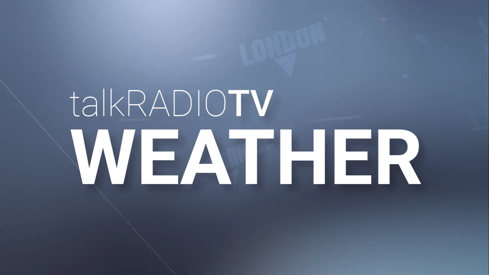 Talk Radio TV - WEATHER - Opening Titles on Vimeo