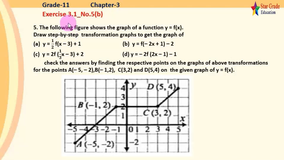 G11, Ch - 3 Exercise 3.1 No.5 ( b ) on Vimeo
