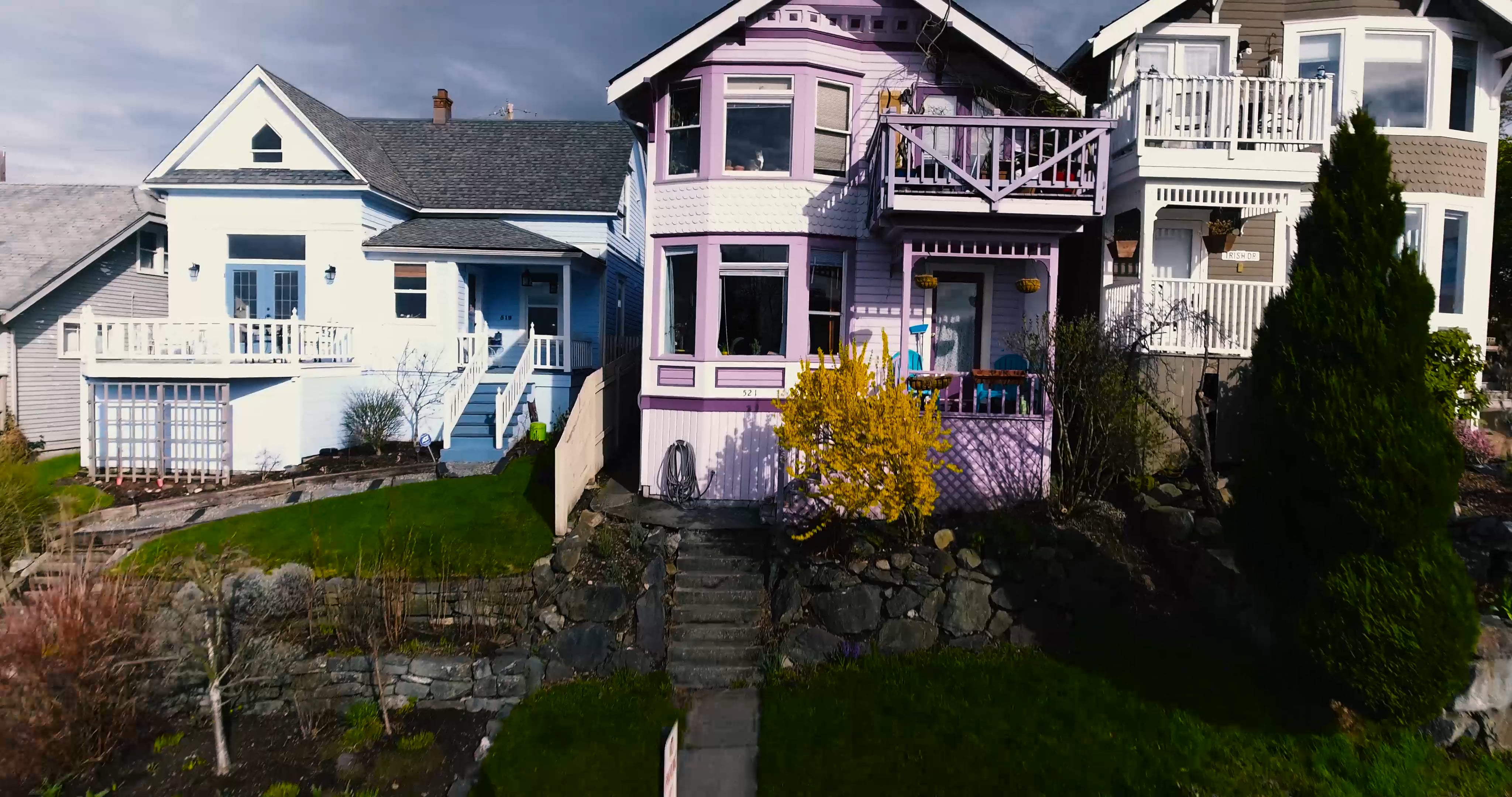 4K_UHD_Drone_Bellingham_Washington_Neighborhood_Revealing_Fly_Over_2 ...