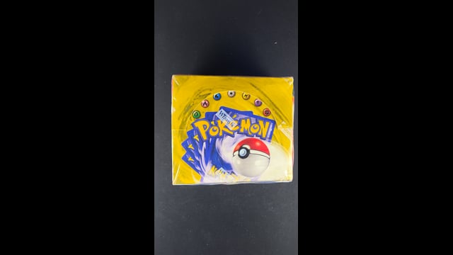 1999 Pokemon Base Set Shadowless Booster Box on Fanatics Collect