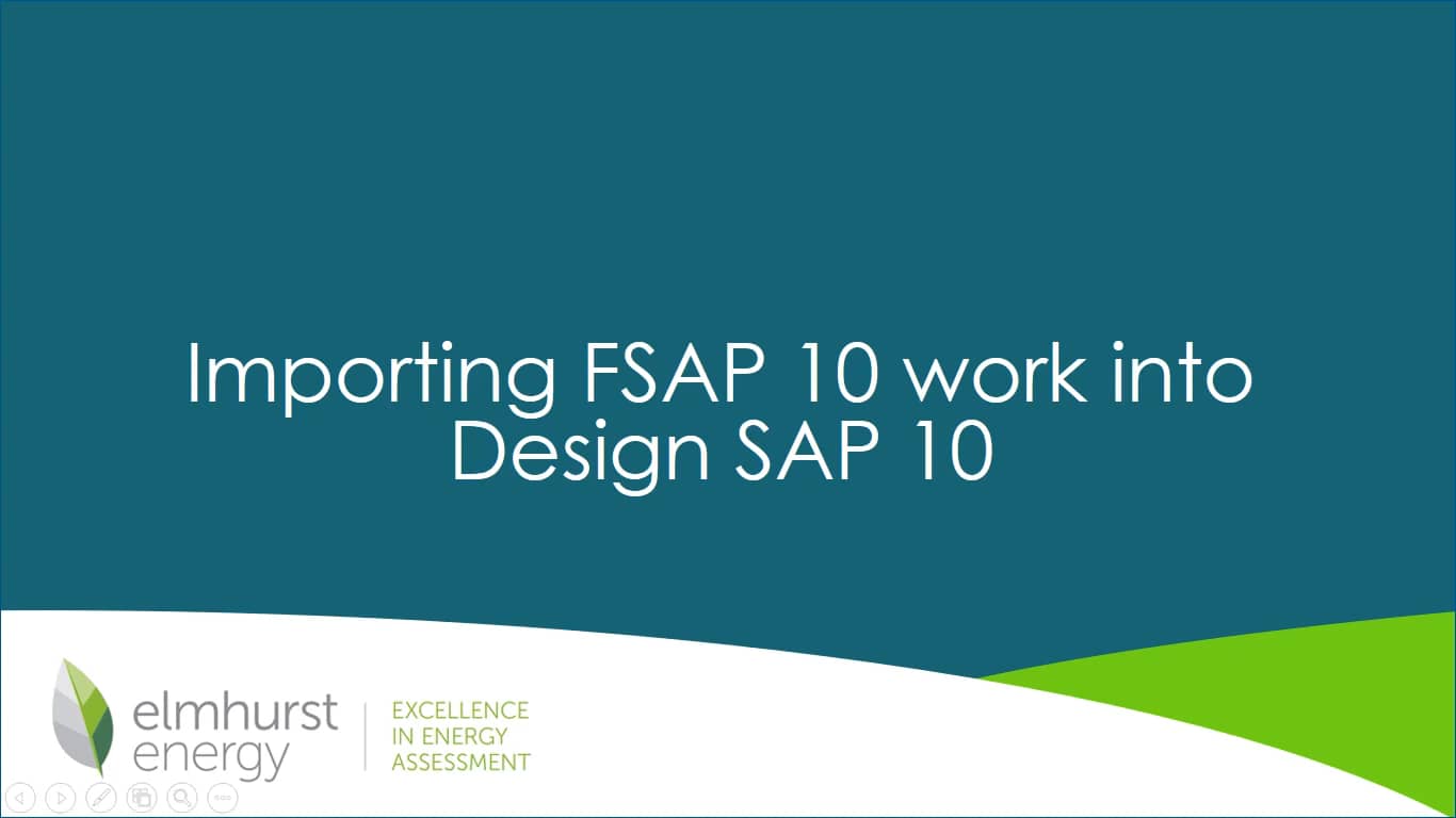Importing from FSAP 10 on Vimeo