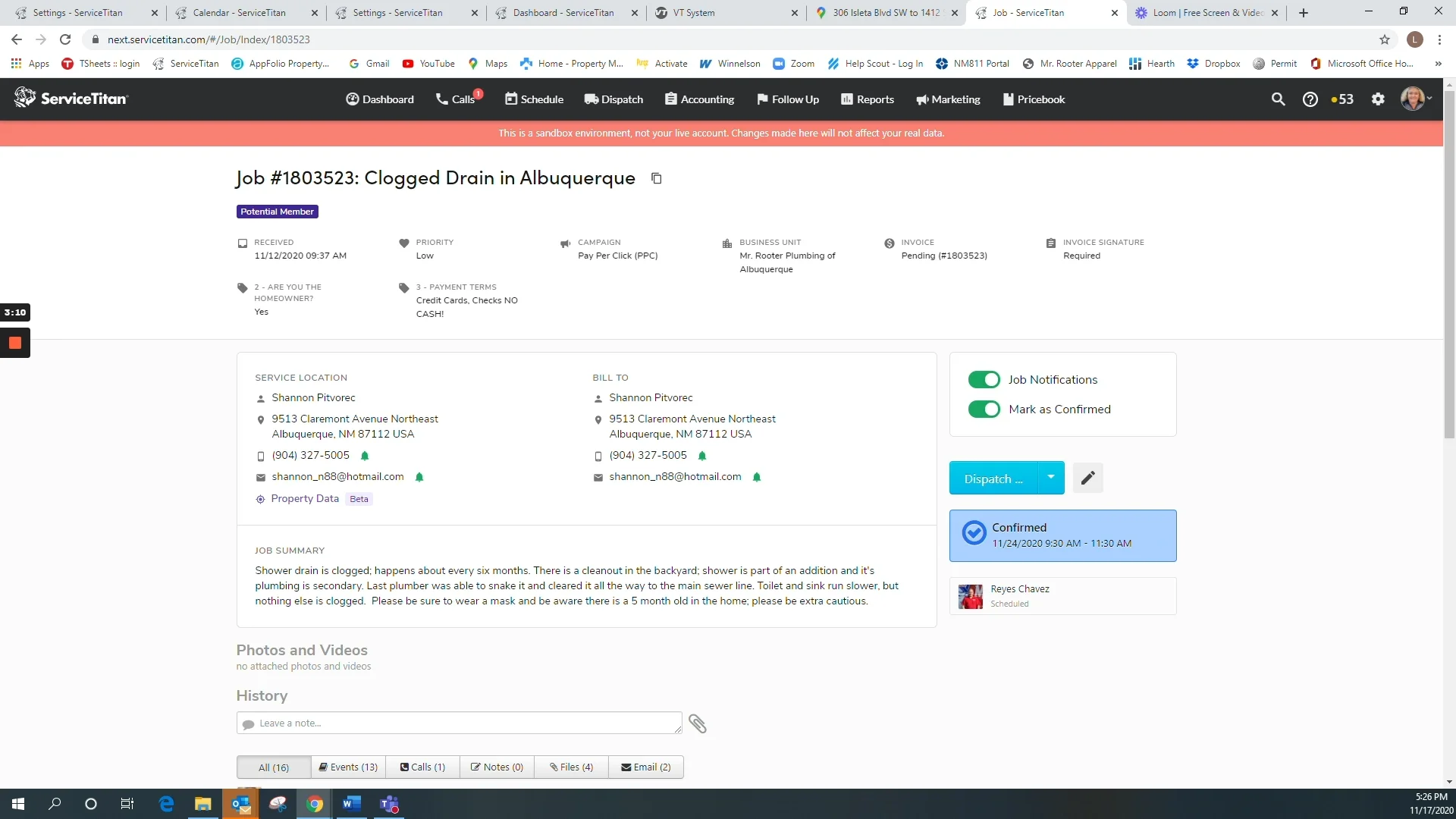 Service Titan - Making Changes To An Appointment v1.0
