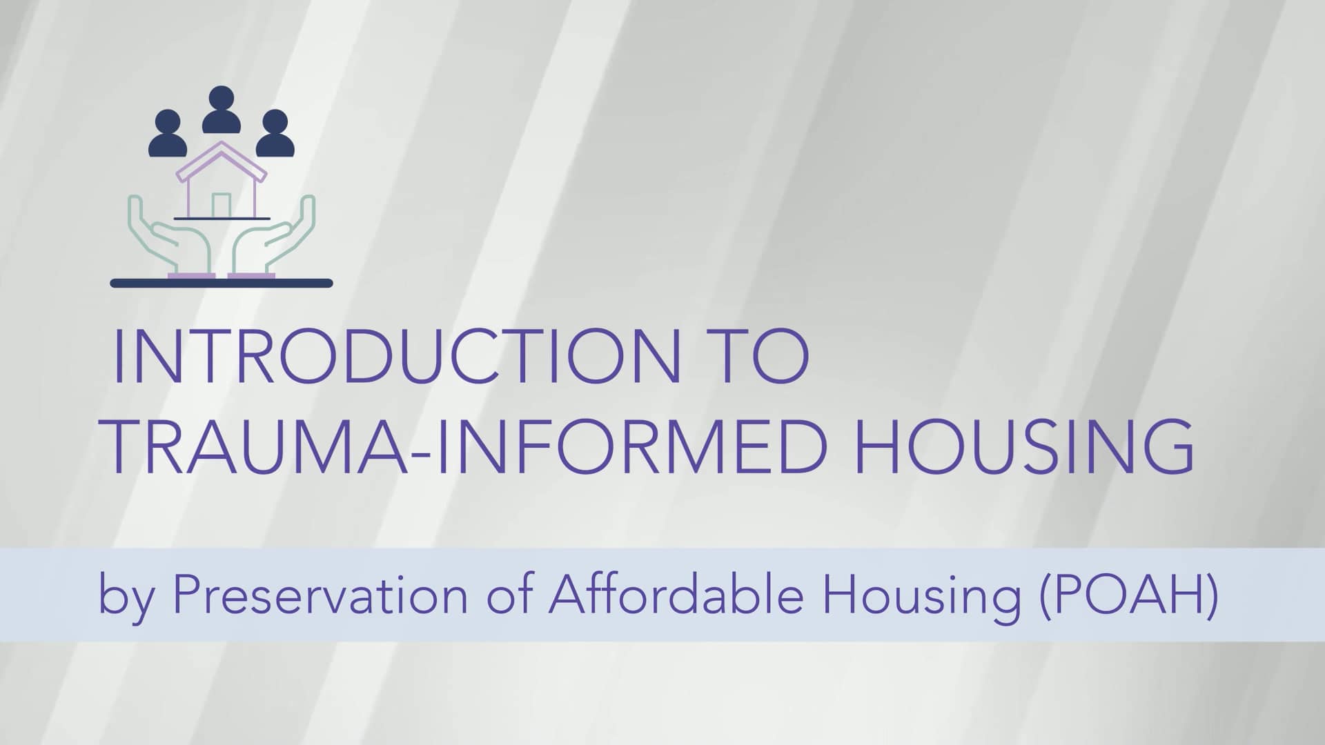 Introduction to Trauma-Informed Housing on Vimeo
