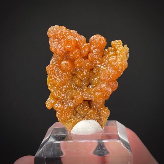 Pyromorphite var. Arsenian | 9 Level, Jersey Vein, Bunker Hill mine ...