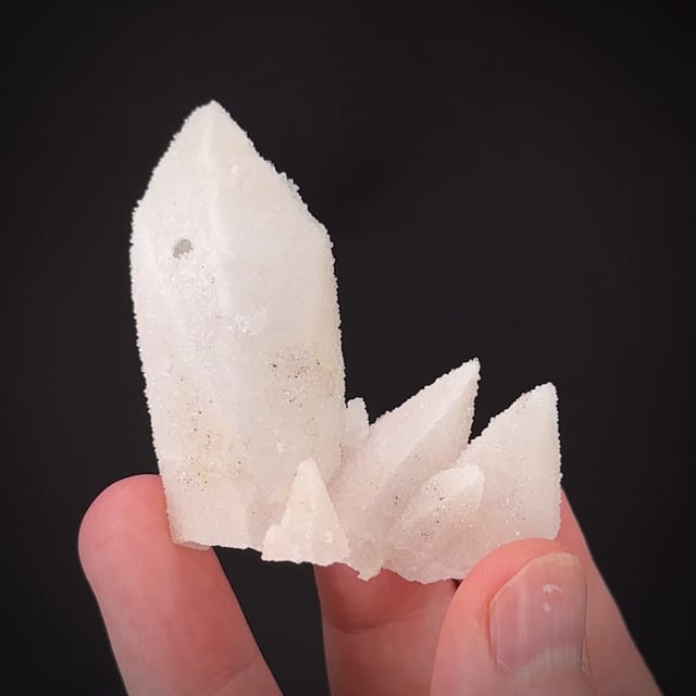 Quartz cast after Calcite | Silver Point Mine, Ouray Co., Colorado, USA