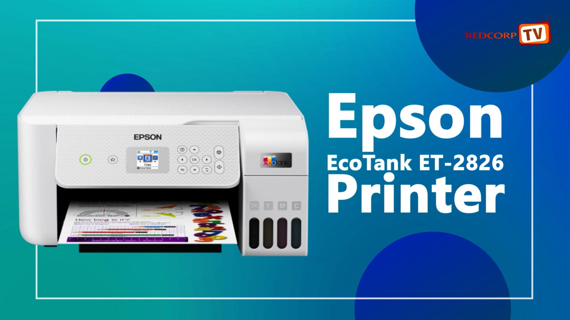 Epson EcoTank ET-2826 Printer on Vimeo