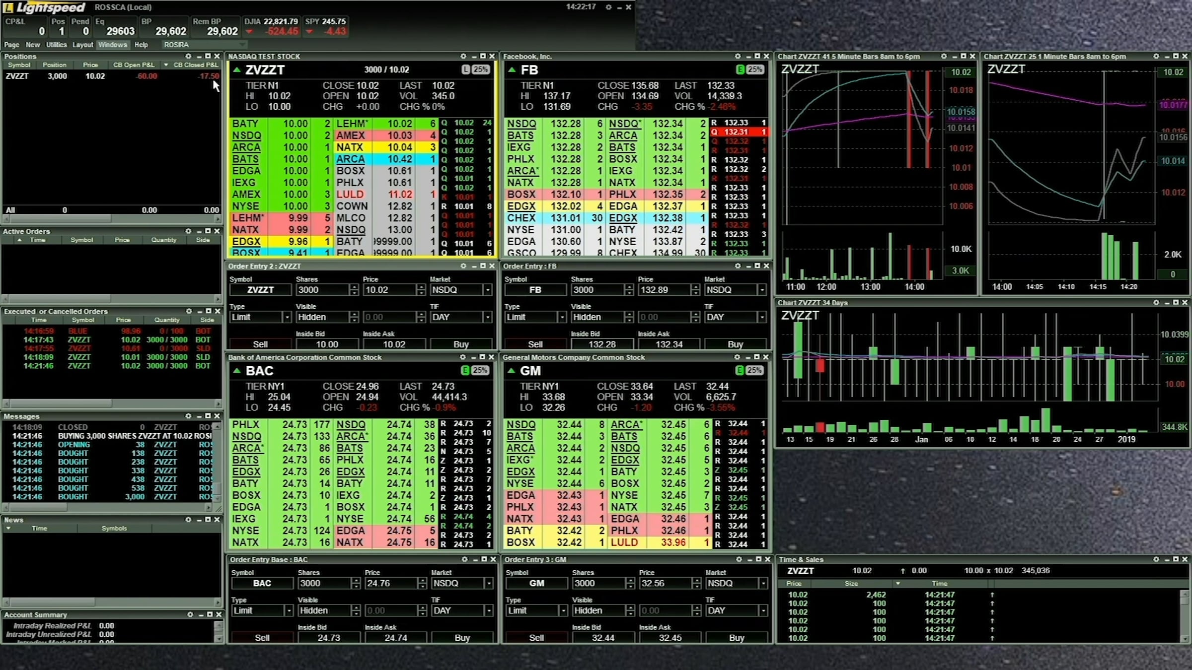 Positions Window
