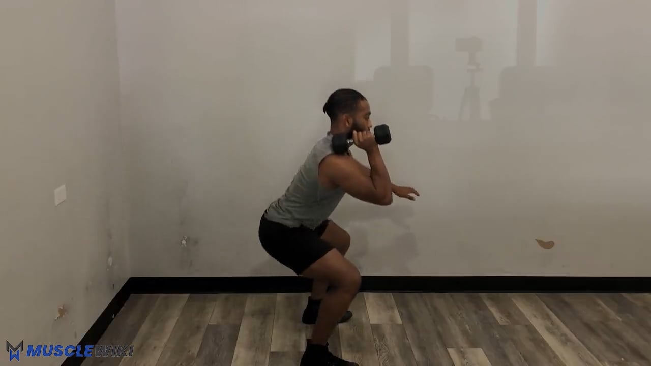 male-dumbbell-offset-squat-side on Vimeo