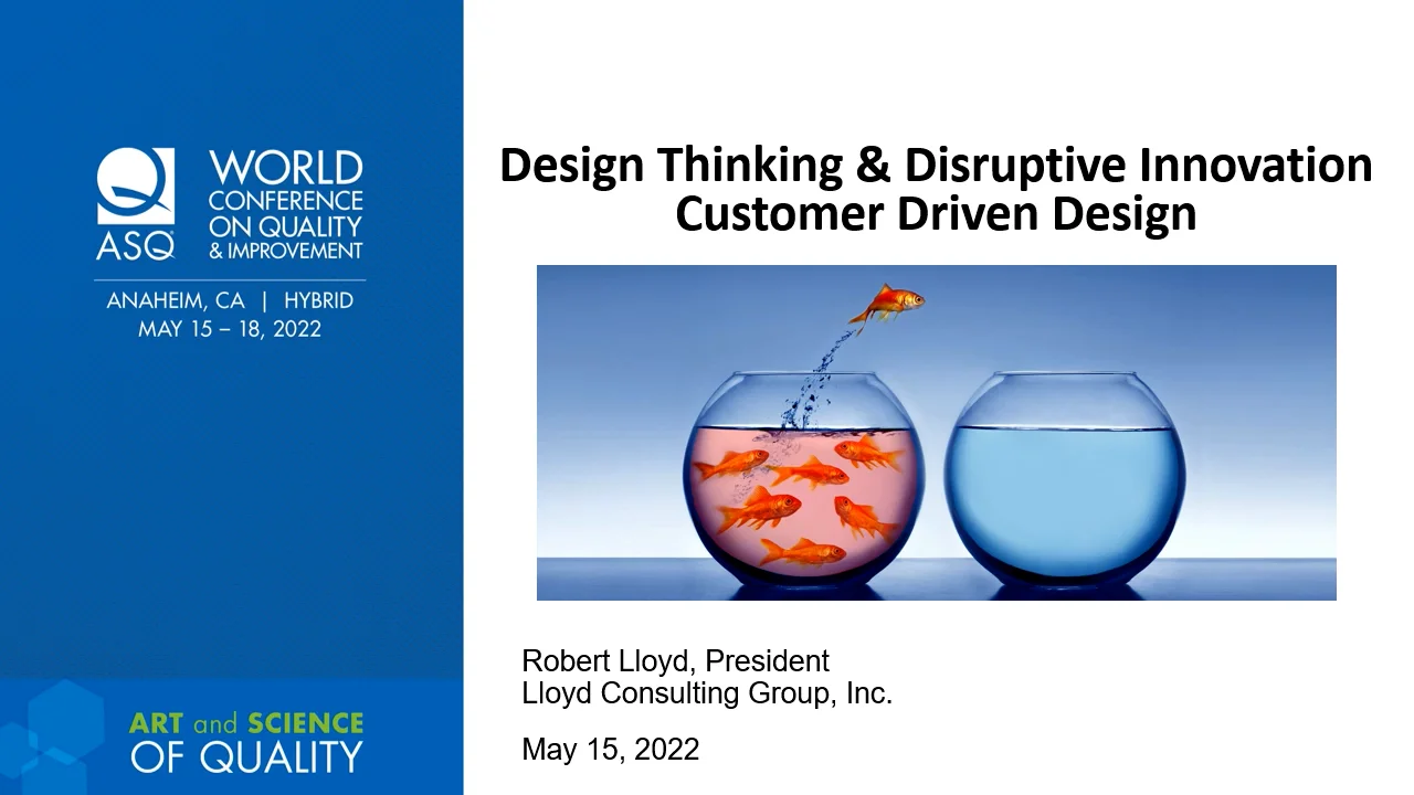 Design Thinking & Disruptive Innovation