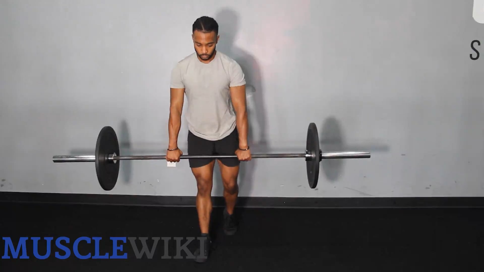 male-barbell-staggered-deadlift-front on Vimeo