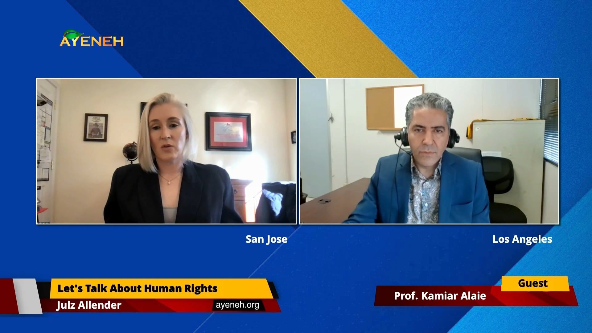 Let's Talk About Human Rights - Sunday, Feb 26, 2023 - Ayeneh ...