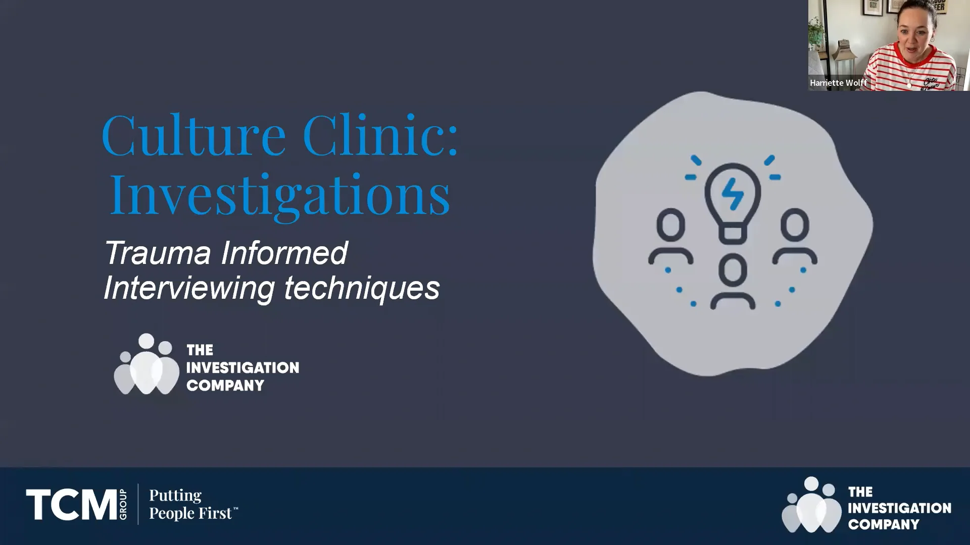 Trauma-Informed Interviewing Techniques webinar on Vimeo