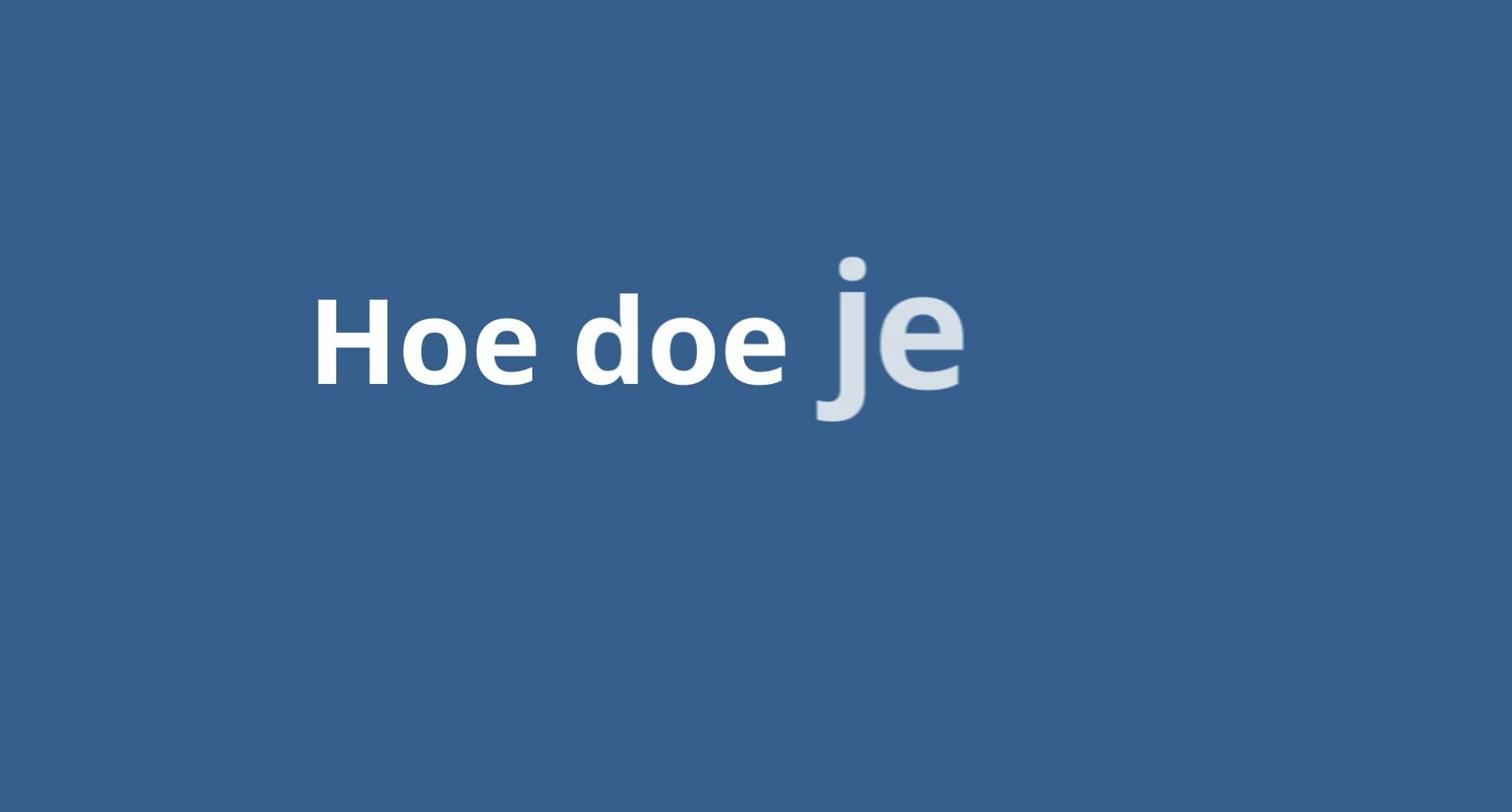 Hoe doe je een Klic melding? | KLIC APP on Vimeo