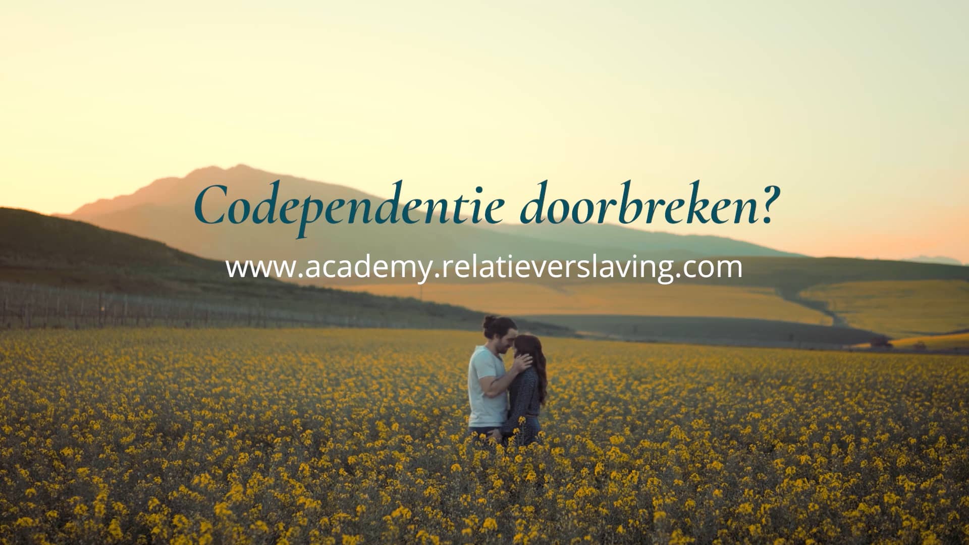 Online training Doorbreek je codependentie patronen on Vimeo