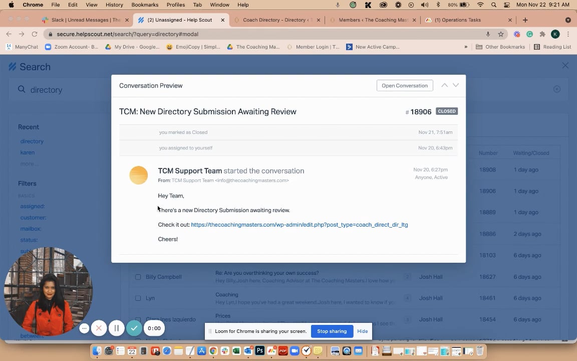 How To Check and Publish Directory Submission on Vimeo
