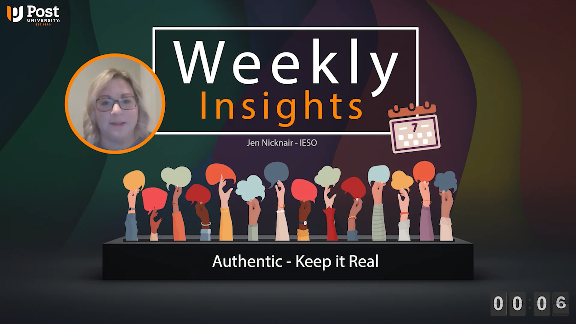 Weekly Insights: Authentic - Keep it Real on Vimeo