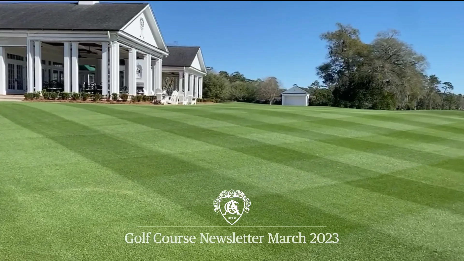 March Golf Course Newsletter 2023 on Vimeo