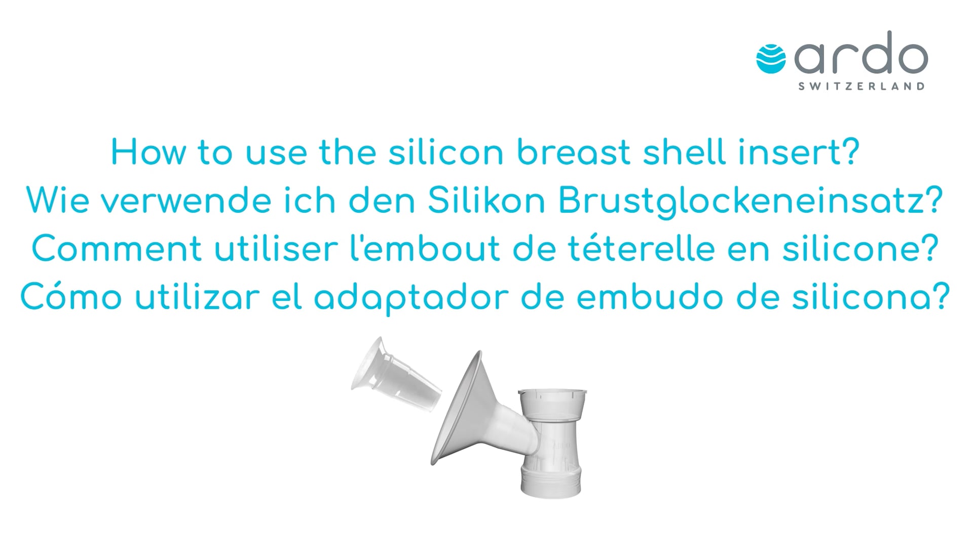 How to use the silicone breast shell insert for ardo breastpumps - 18m ...