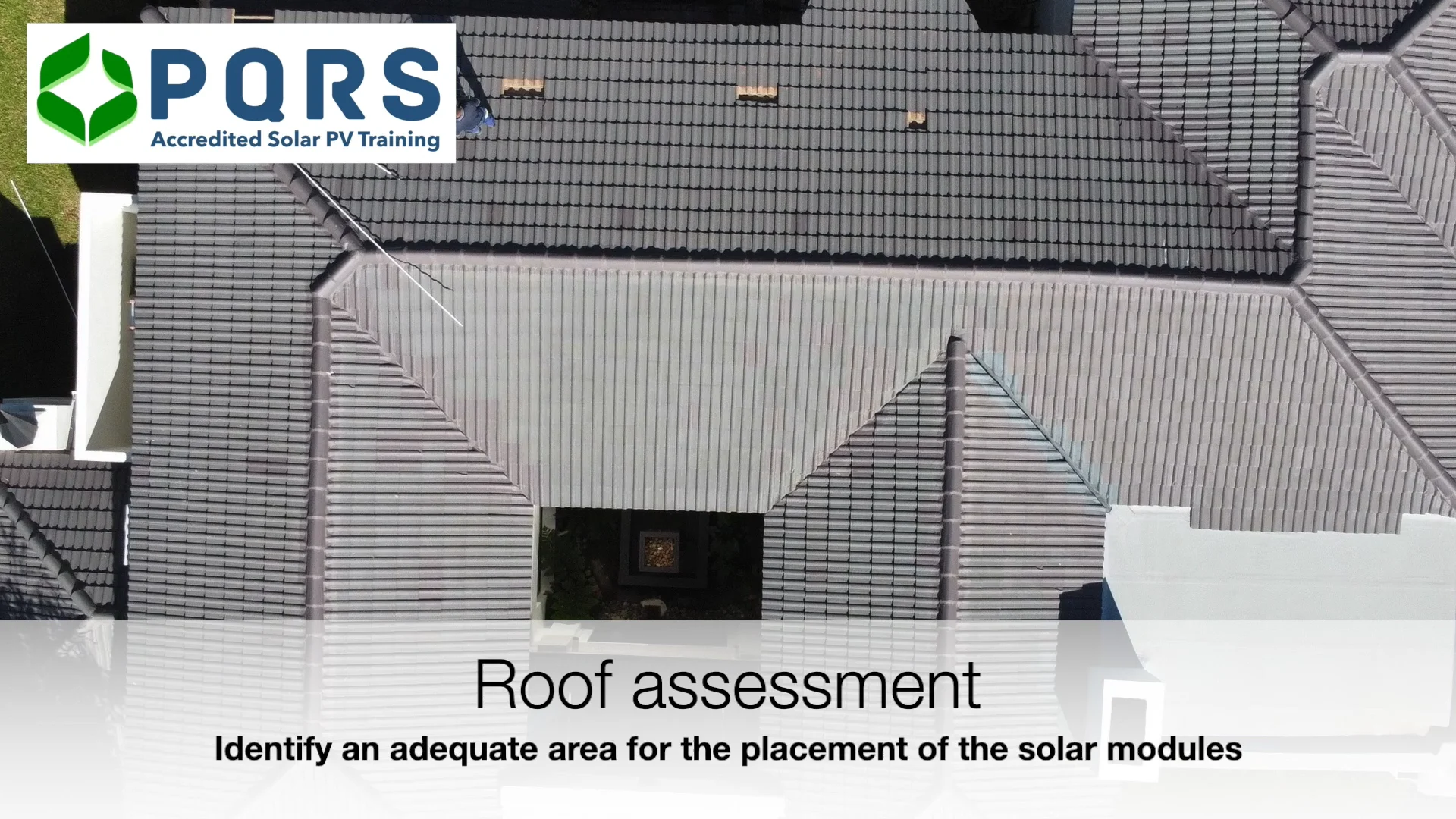 Fitting Solar PV mounting Structure on a concrete tile roof.mp4