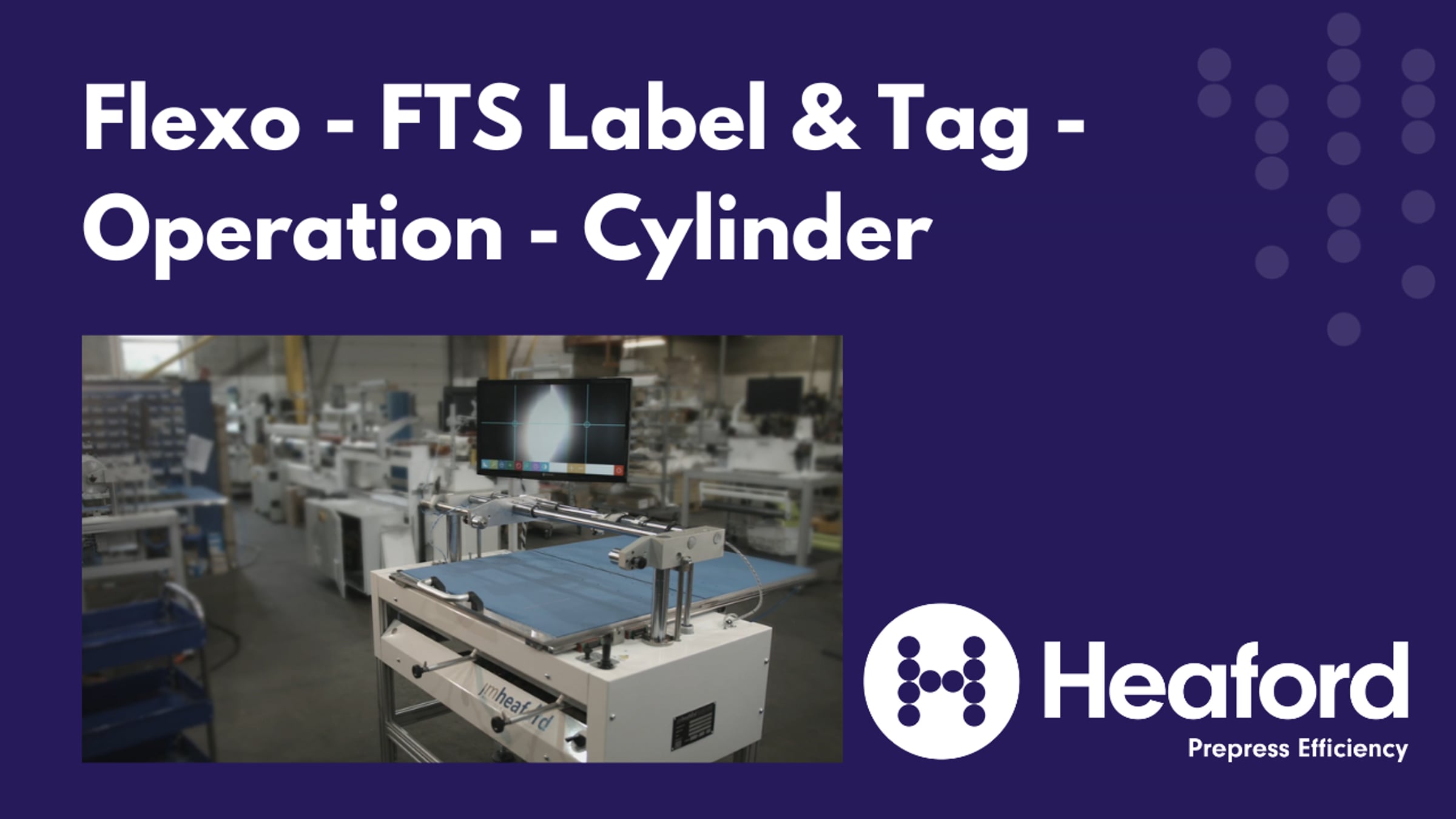 Flexo - FTS Label & Tag - Operation - Cylinder