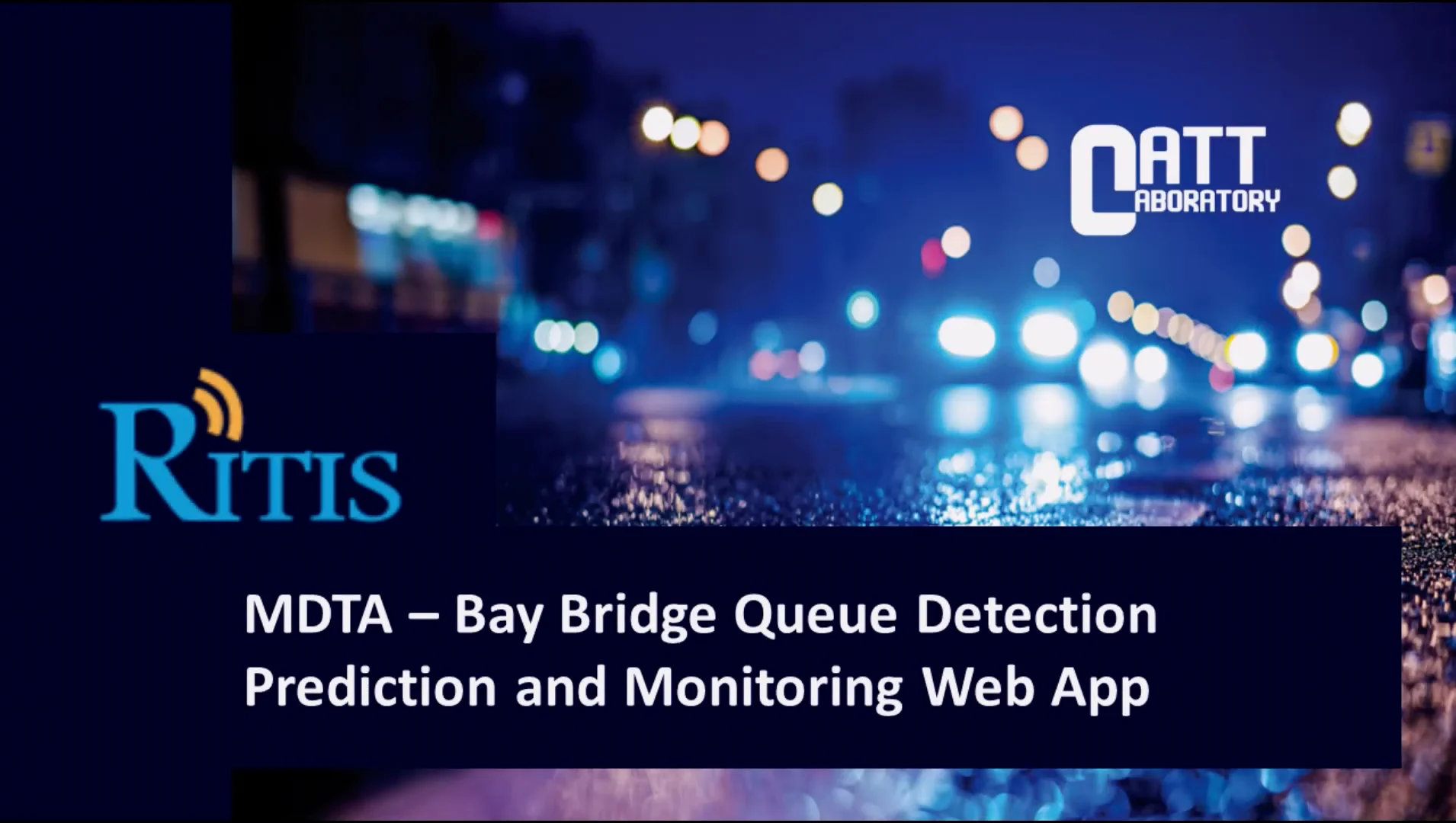 Chesapeake Bay Bridge Queue Detection, Prediction, and Monitoring Web App