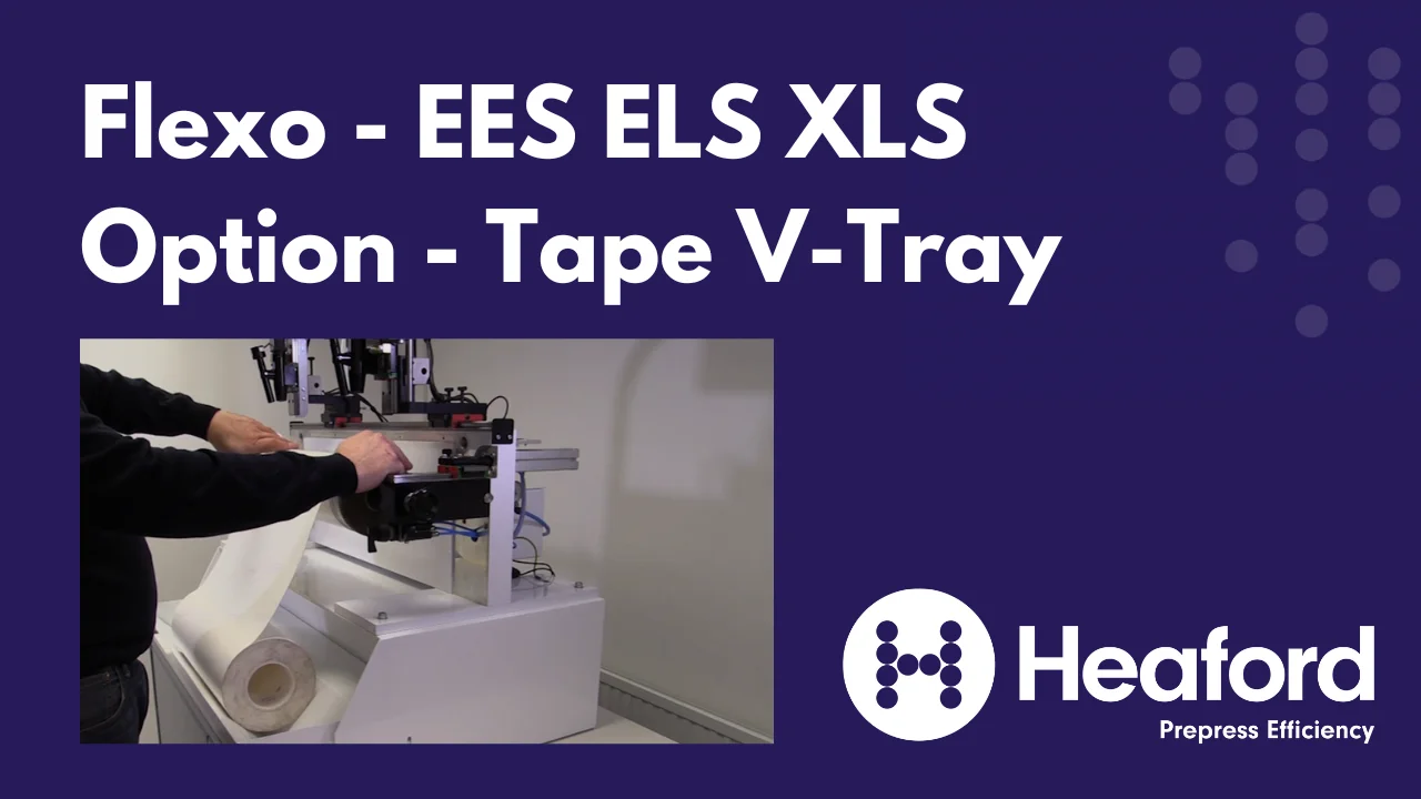Flexo - EES ELS XLS Option - Tape V-Tray on Vimeo