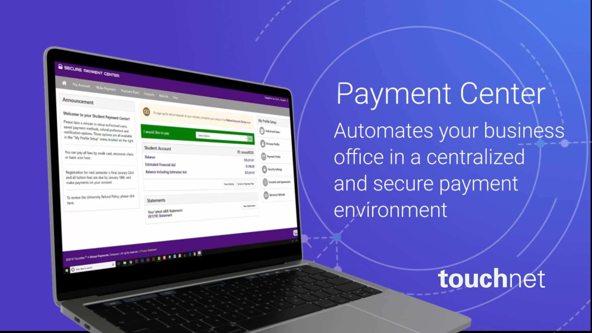 TouchNet Payment Center on Vimeo