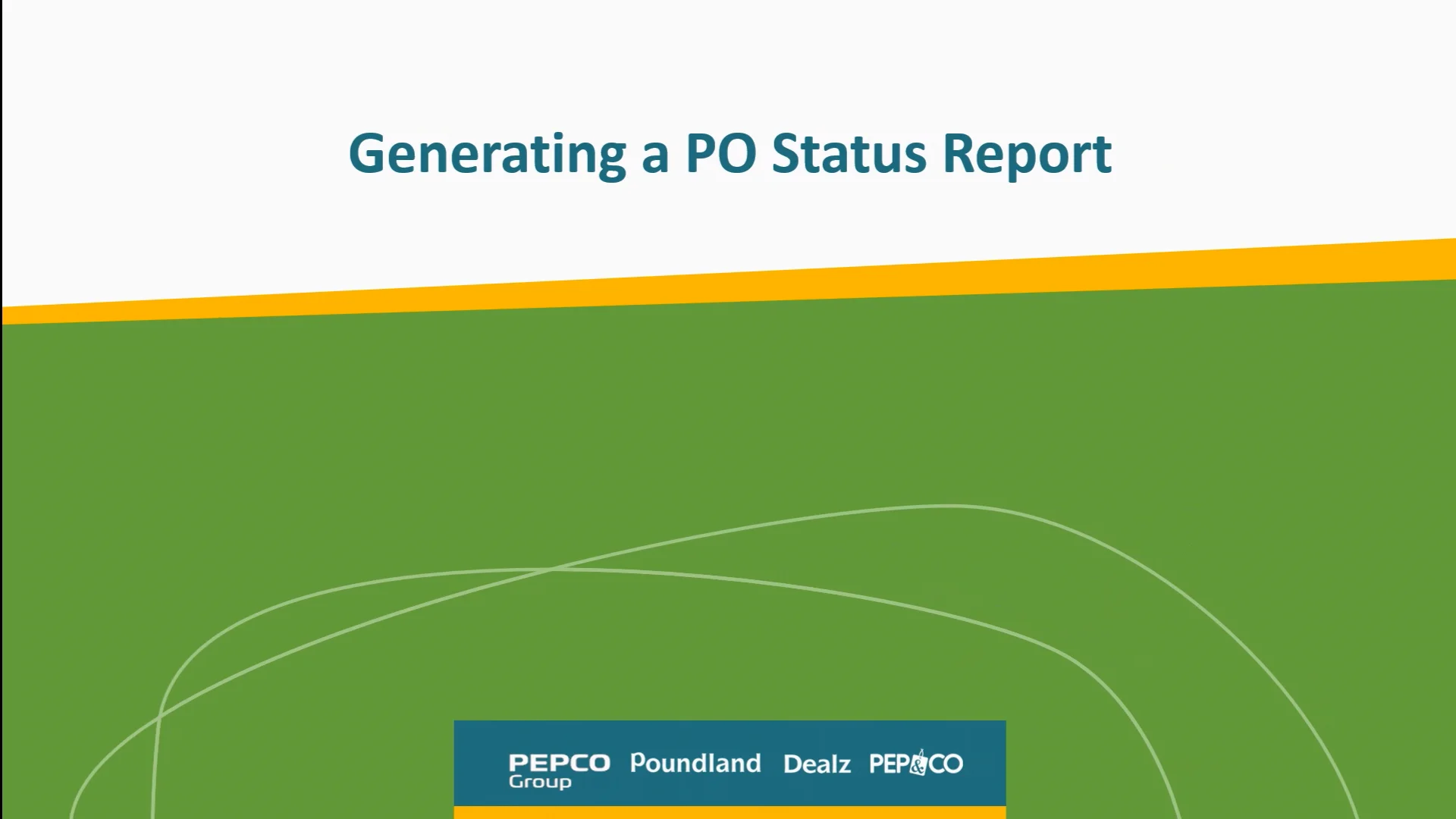 Generating a PO Status Report v1.0.mp4 on Vimeo