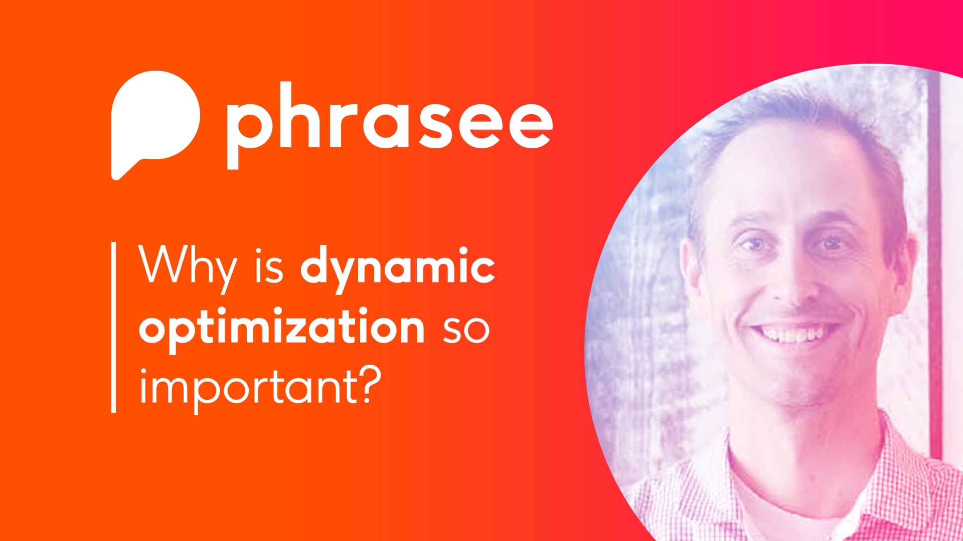 Why is dynamic optimization so important? on Vimeo