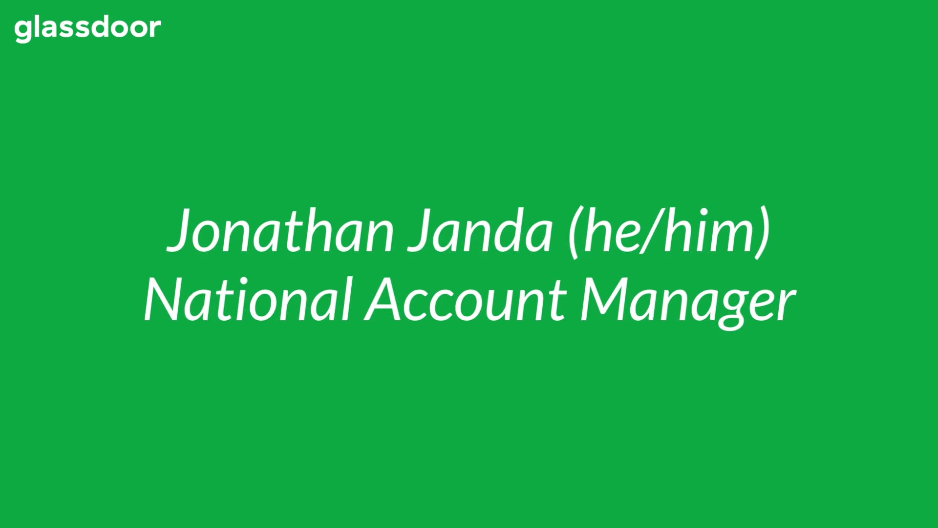 Employee Spotlight: Jonathan Janda on Vimeo