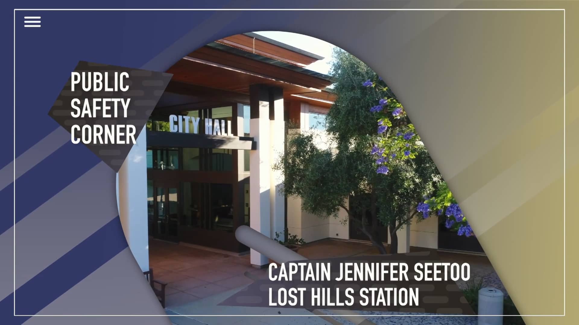 Lost Hills Sheriff Captain Jennifer Seetoo Safety Priorities Part 2 on ...