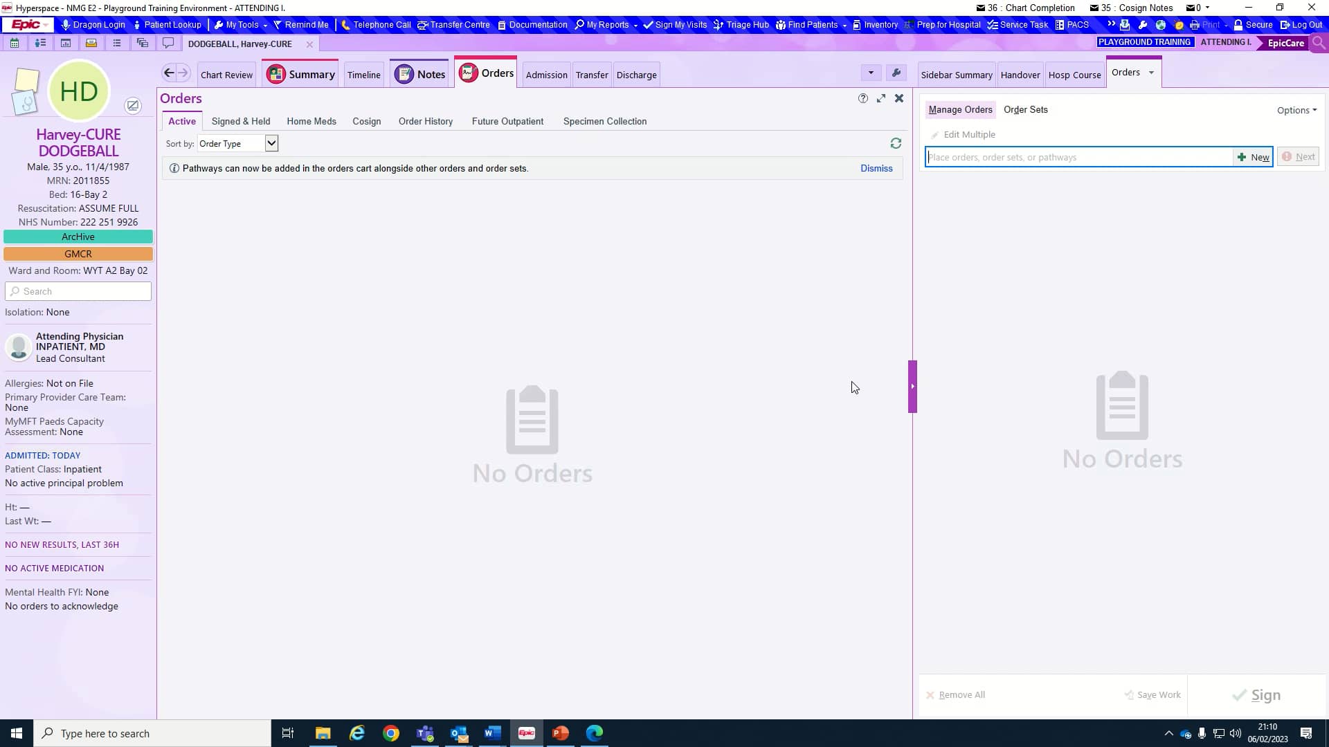 How to order an Adult VRIII Sliding Scale order set on HIVE on Vimeo