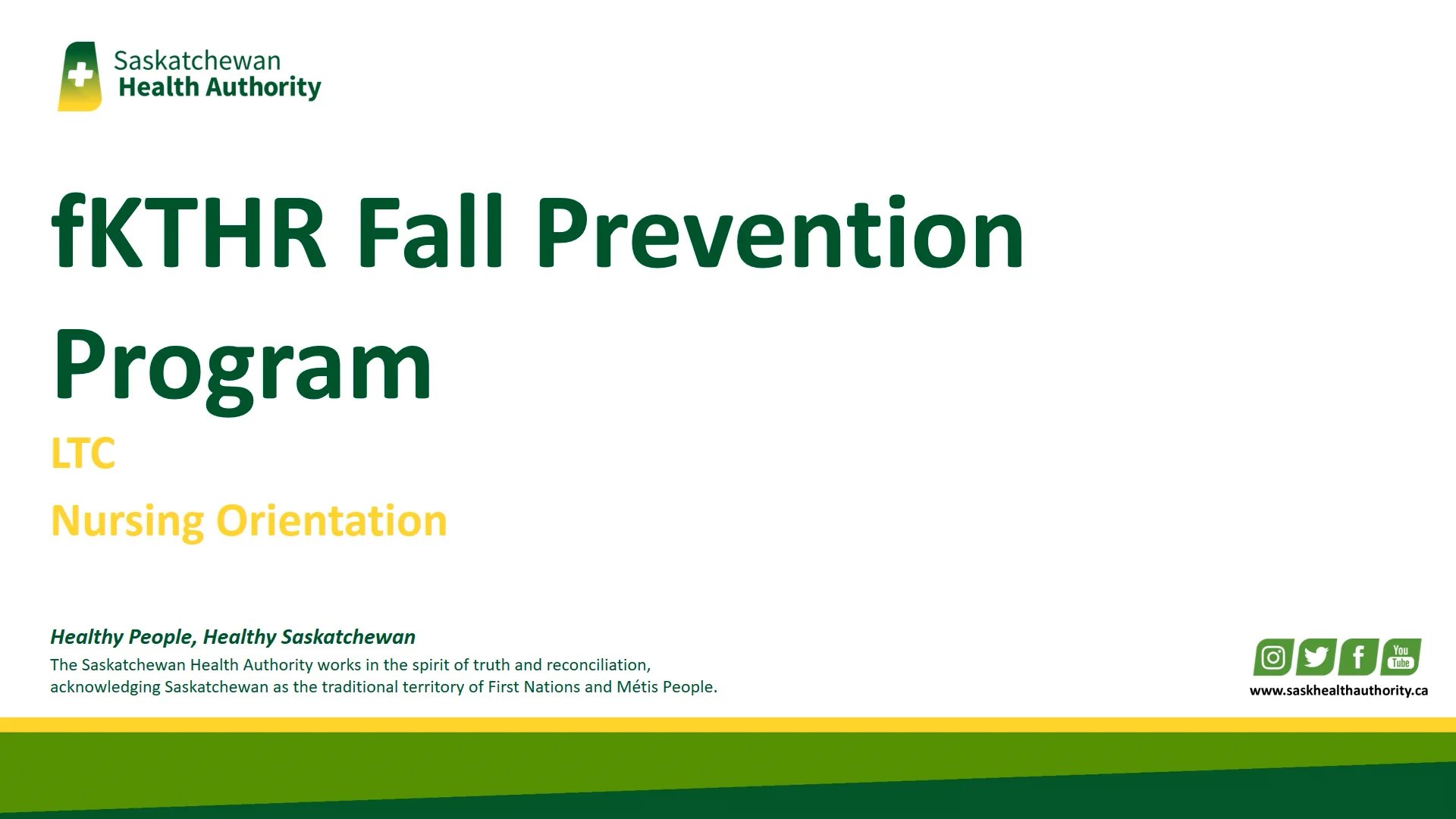Fall Reduction and Prevention in LTC - Part 1 on Vimeo