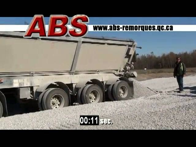 Fastest Unloading live bottom Trailer ABS Trailers (ABS Remorques) on Vimeo