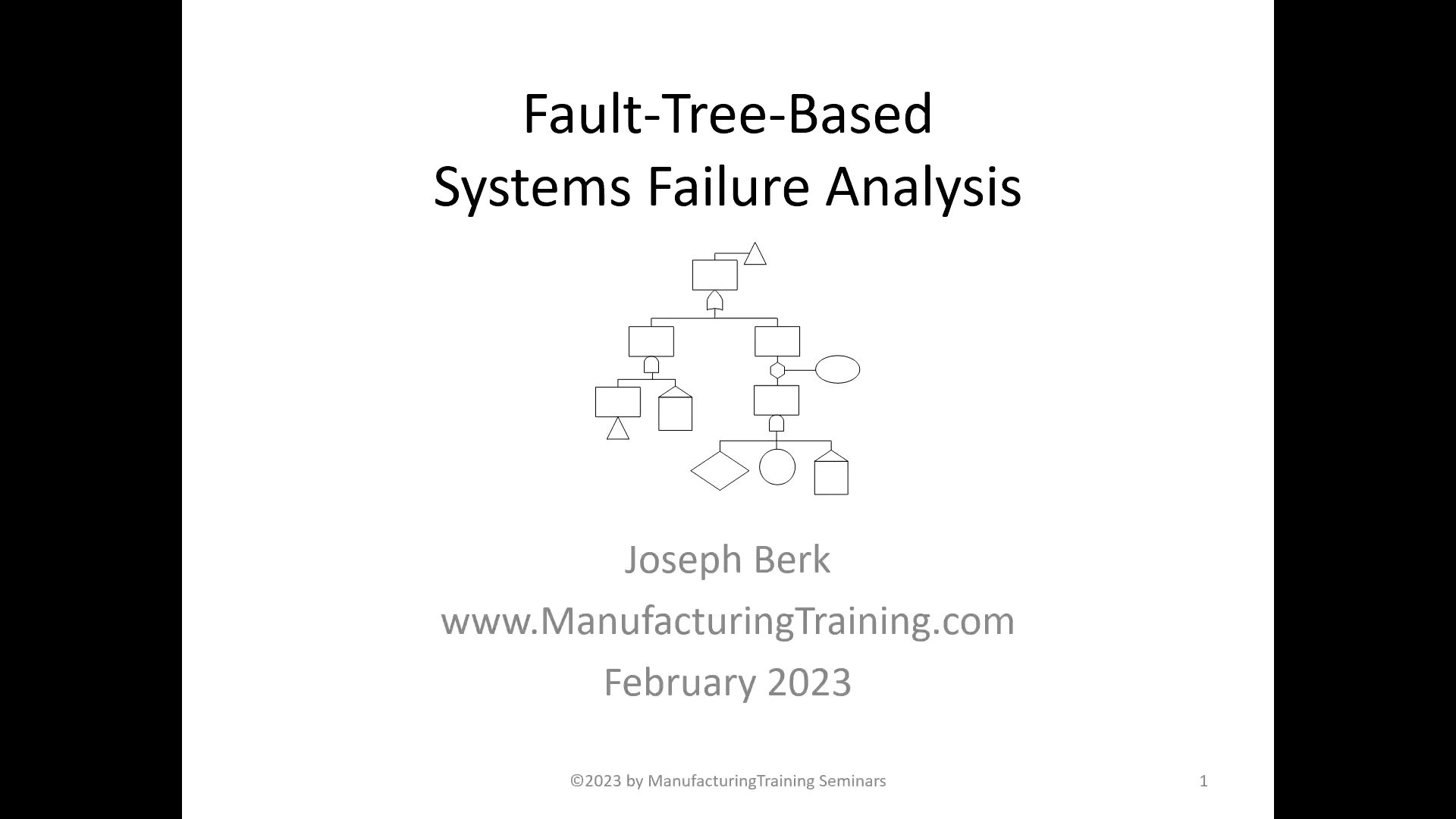 ASQ RRD Webinar Fault-Tree-Based Systems Failure Analysis