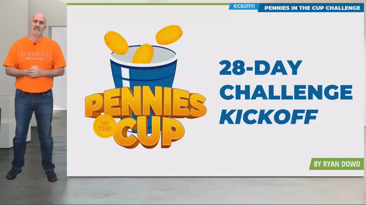 Pennies In The Cup Challenge Kickoff March 2023