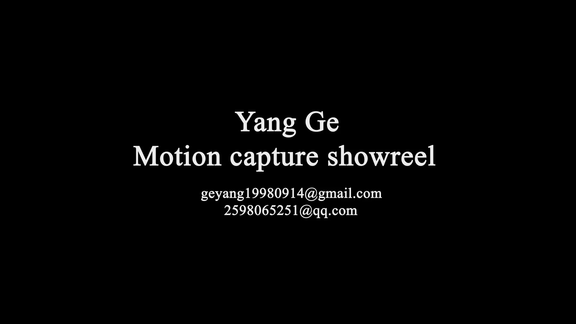 Motion capture showreel on Vimeo