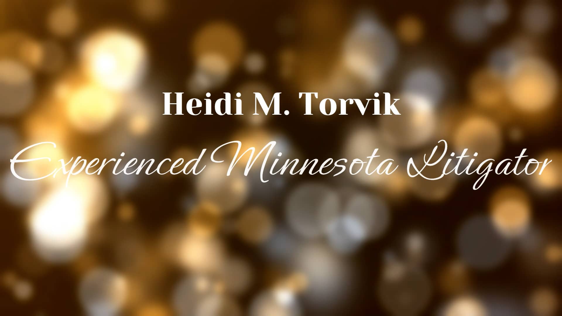 Attorney Heidi M. Torvik, Lommen Abdo Minnesota's Attorney.mp4 on Vimeo