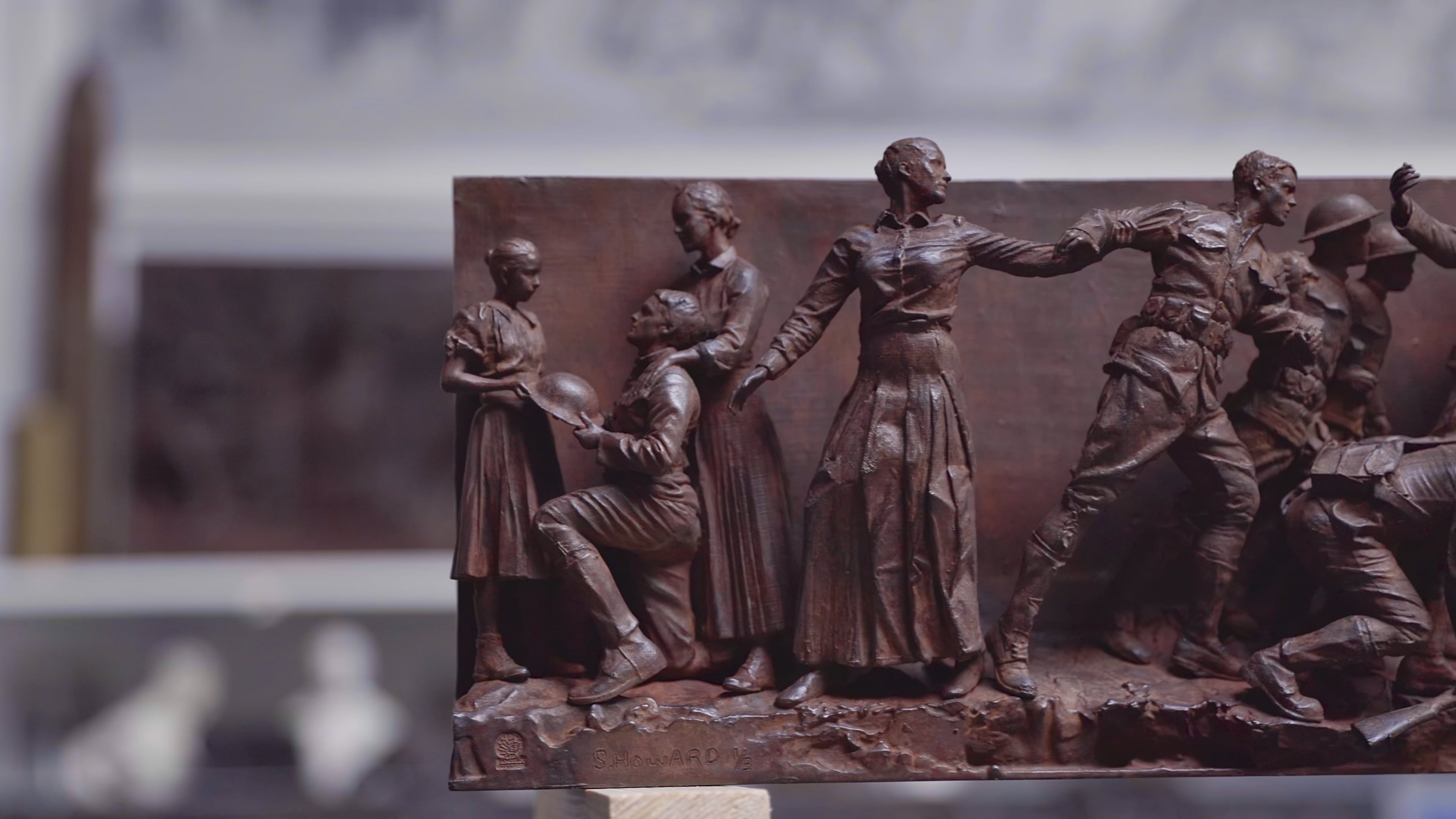 Sabin Howard's A Soldier's Journey, 5' Maquette in bronze on Vimeo