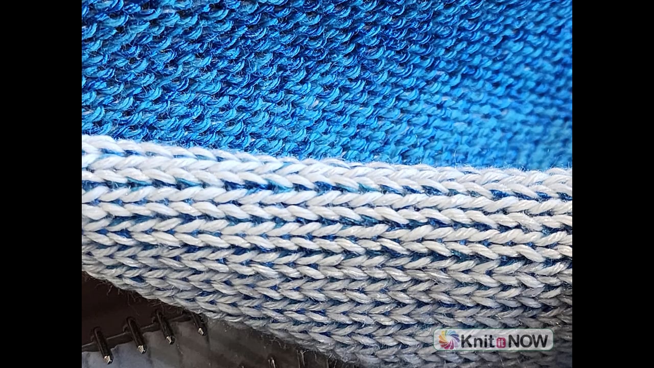 Plaiting on Singer/Silver/Studio | Machine Knitting Tutorial