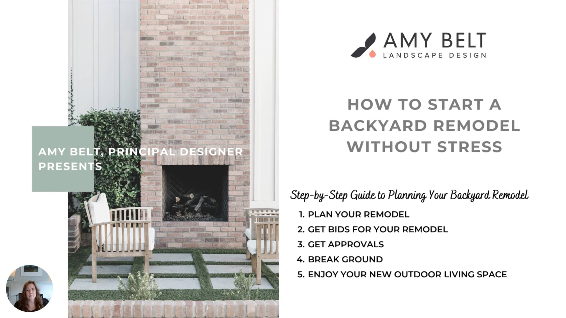 ABLD Workshop - How to Start a Backyard Remodel without Stress on Vimeo